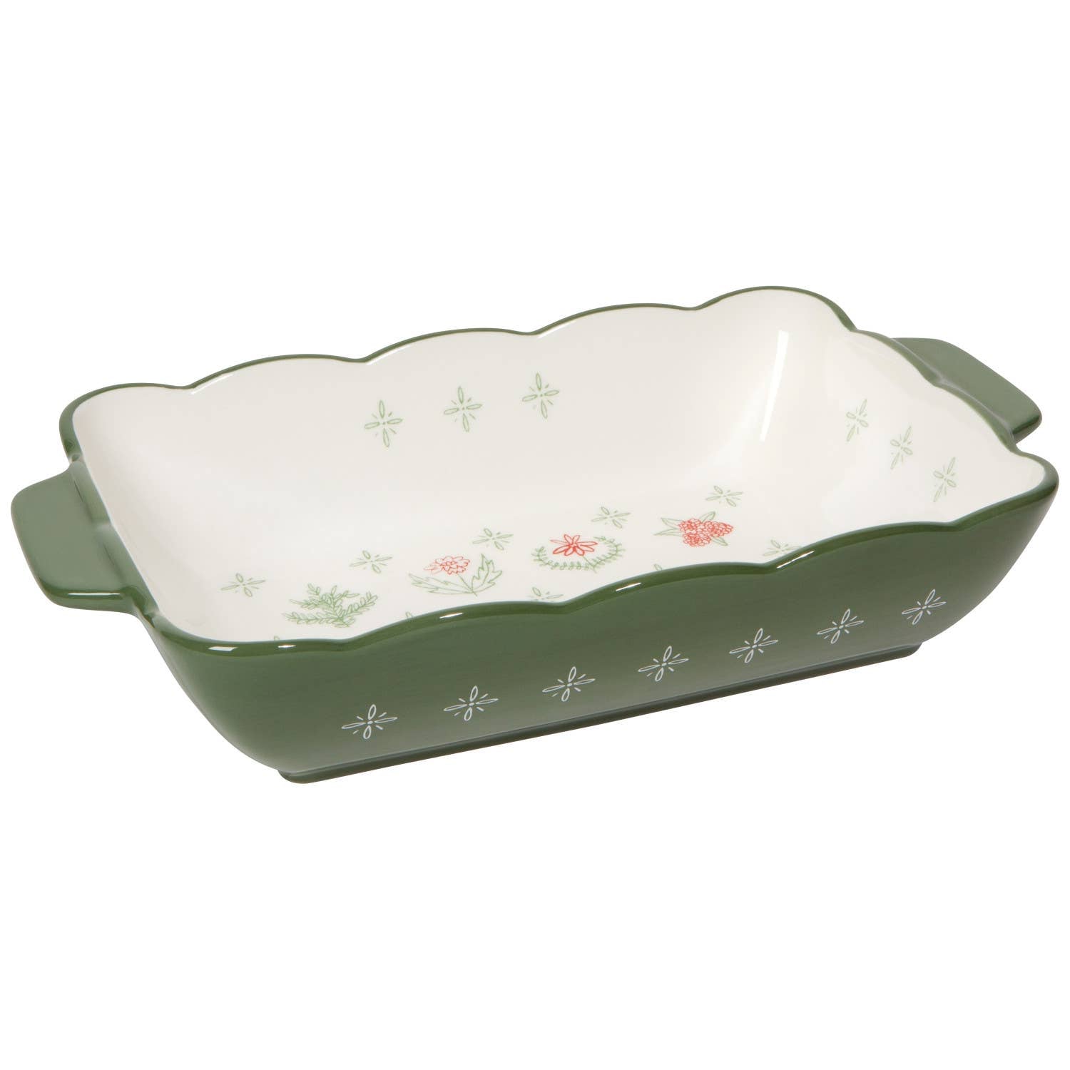Camellia Stoneware Baking Dish | Magnolia Lane co. Home + Garden + Gift